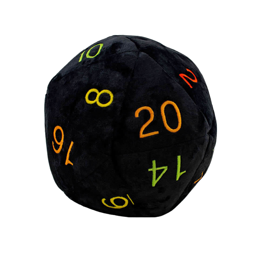Ultra Pro - Plush Dice - Jumbo D20 Rainbow | Hoover House